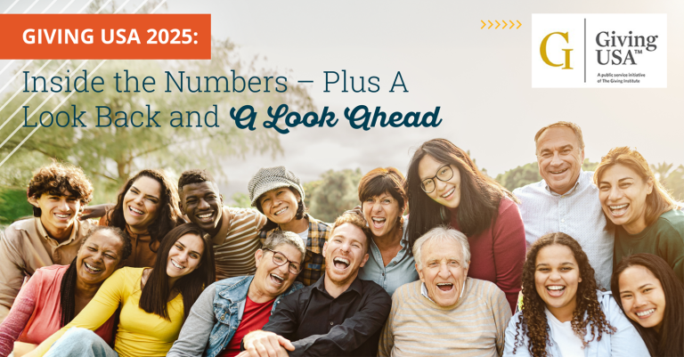 Giving USA 2025: Inside the Numbers – Plus A Look Back and A Look Ahead
